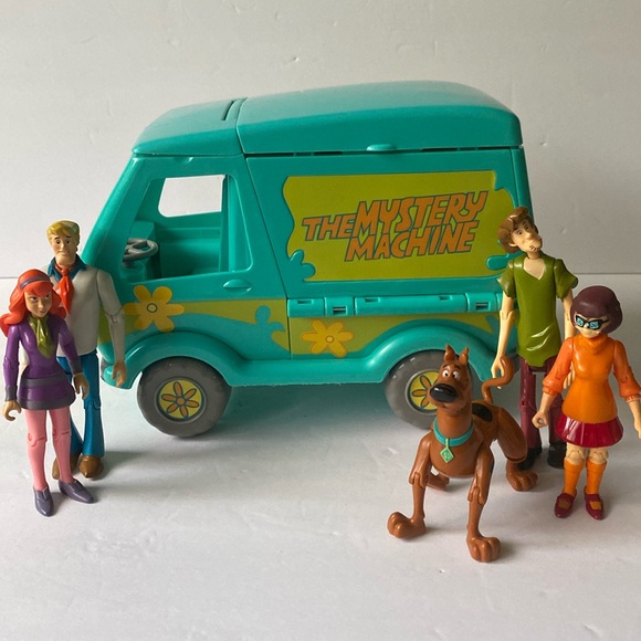 Toys | Vintage Scooby Doo Mystery Machine Van 5th Anniversary Playset ...